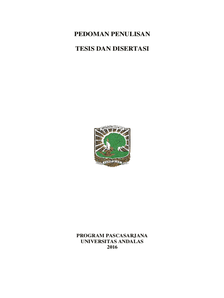Fillable Online pedoman tesis dan disertasi - PPs UNY Fax Email Print ...