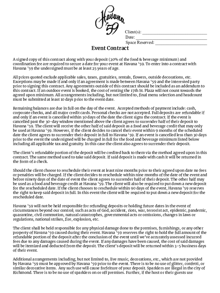 Fillable Online stc food and beverage package 3 concession agreement Fax Email Print - pdfFiller