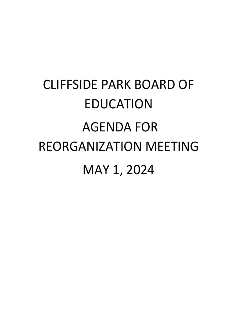 Fillable Online Louis Alfano - Business Administrator - Cliffside Park ...