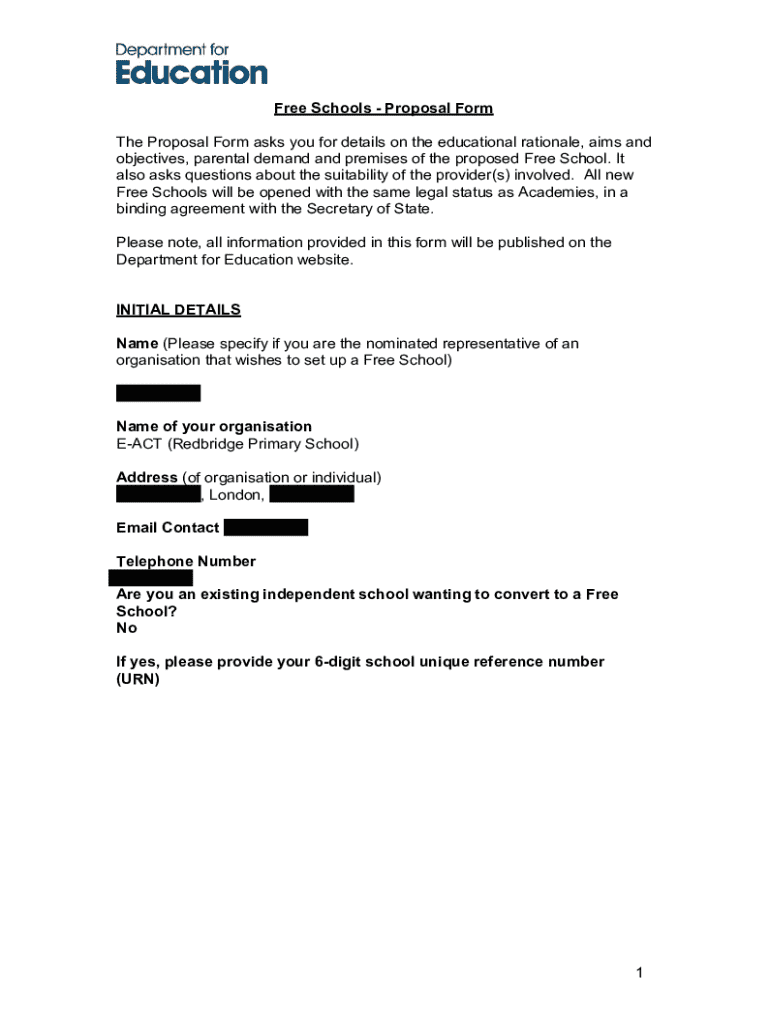 Fillable Online 73+ Free Editable School Proposal Templates in MS Word ...