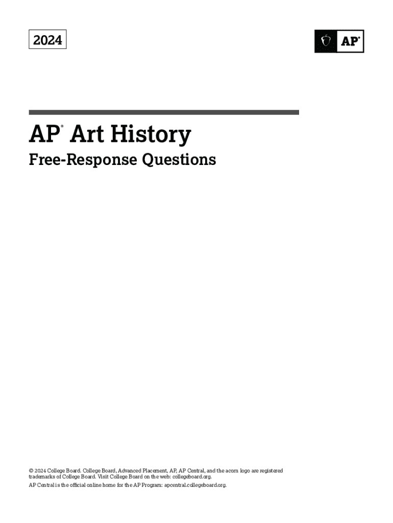 Fillable Online AP Art History Exam Questions - AP Central - College ...