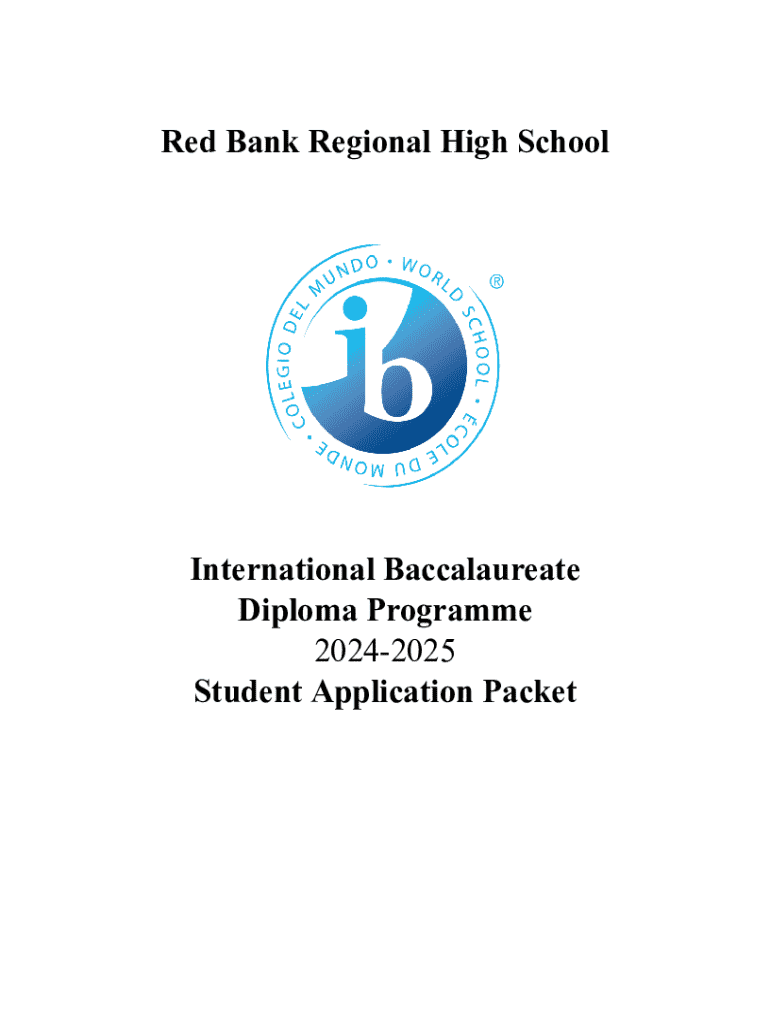 Fillable Online International Baccalaureate / Application Form Fax ...