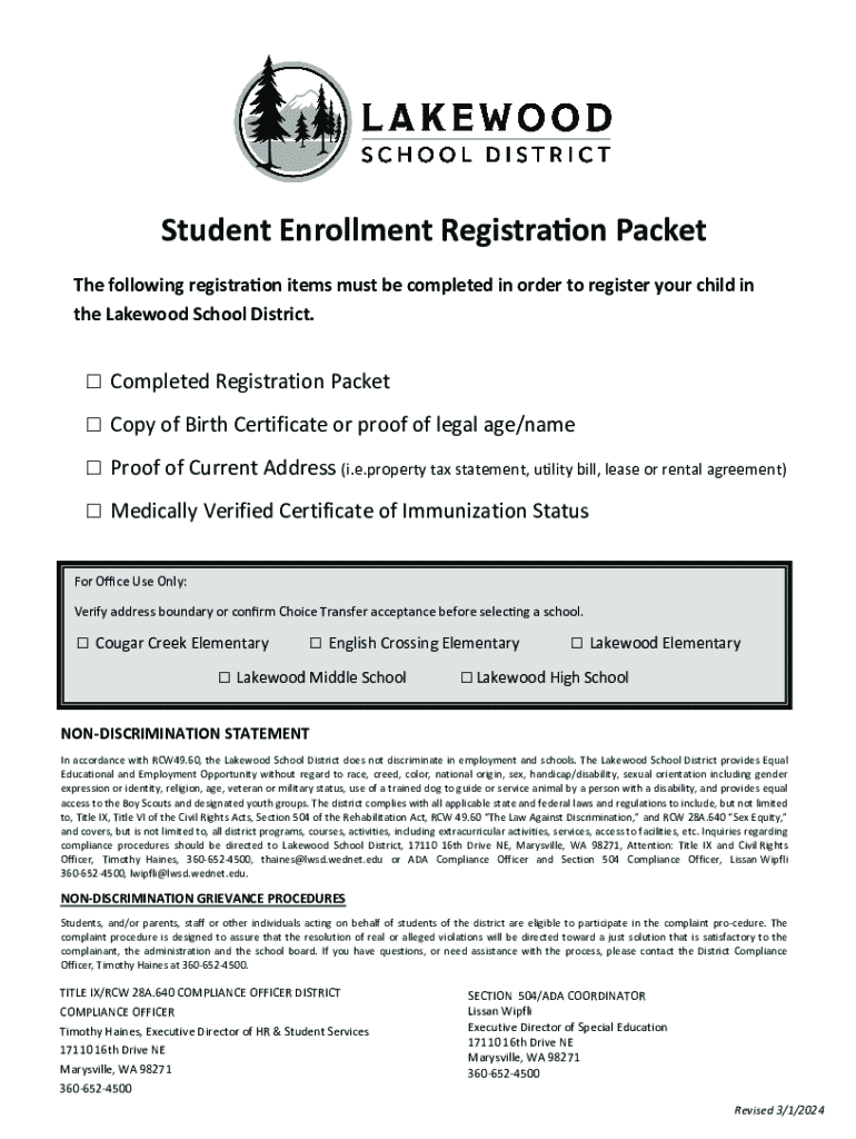 Fillable Online Register for Lakewood - Registration Form Fax Email Print - pdfFiller