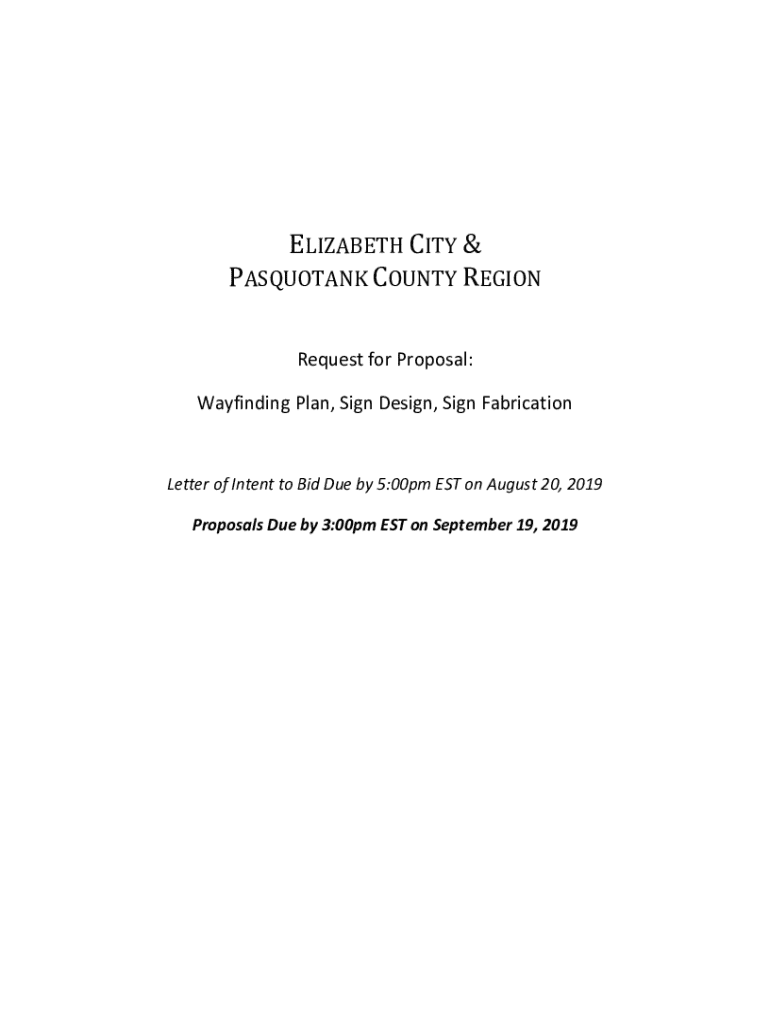 Fillable Online ELIZABETH CITY & PASQUOTANK COUNTY REGION Fax Email ...