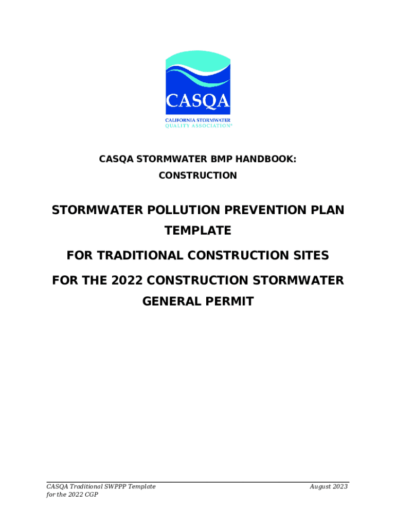 stormwater pollution prevention plan - cloudfront.net Doc Template ...
