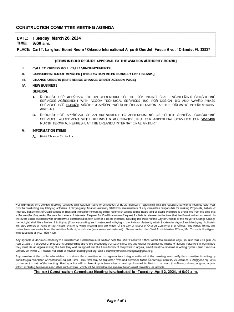 Fillable Online REQUEST FOR APPROVAL OF AN ADDENDUM TO THE CONTINUING CIVIL ENGINEERING ...