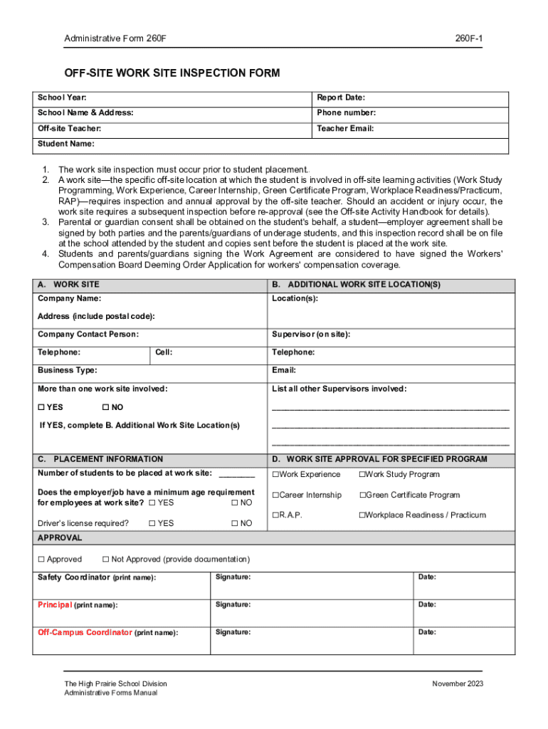 Fillable Online Record of Inspection Fax Email Print - pdfFiller