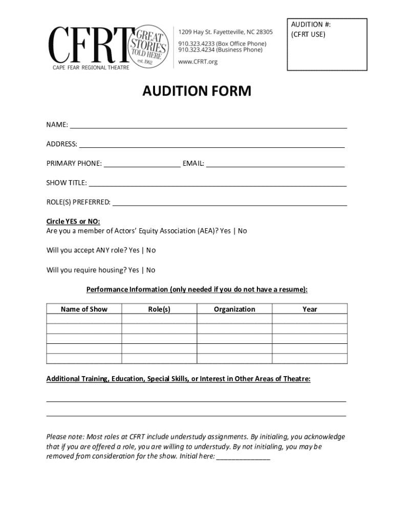 Fillable Online Be Real, Macy Weaver Tour Rehearsal Performance ...