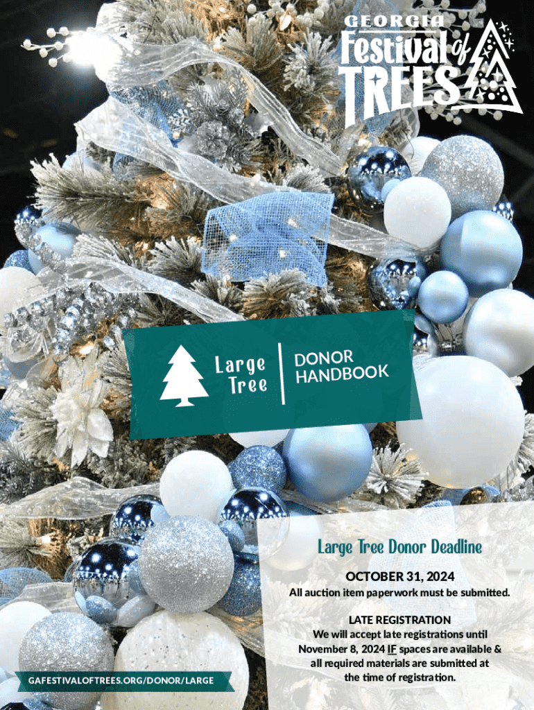 Fillable Online DONORSGA Festival of Trees Fax Email Print - pdfFiller