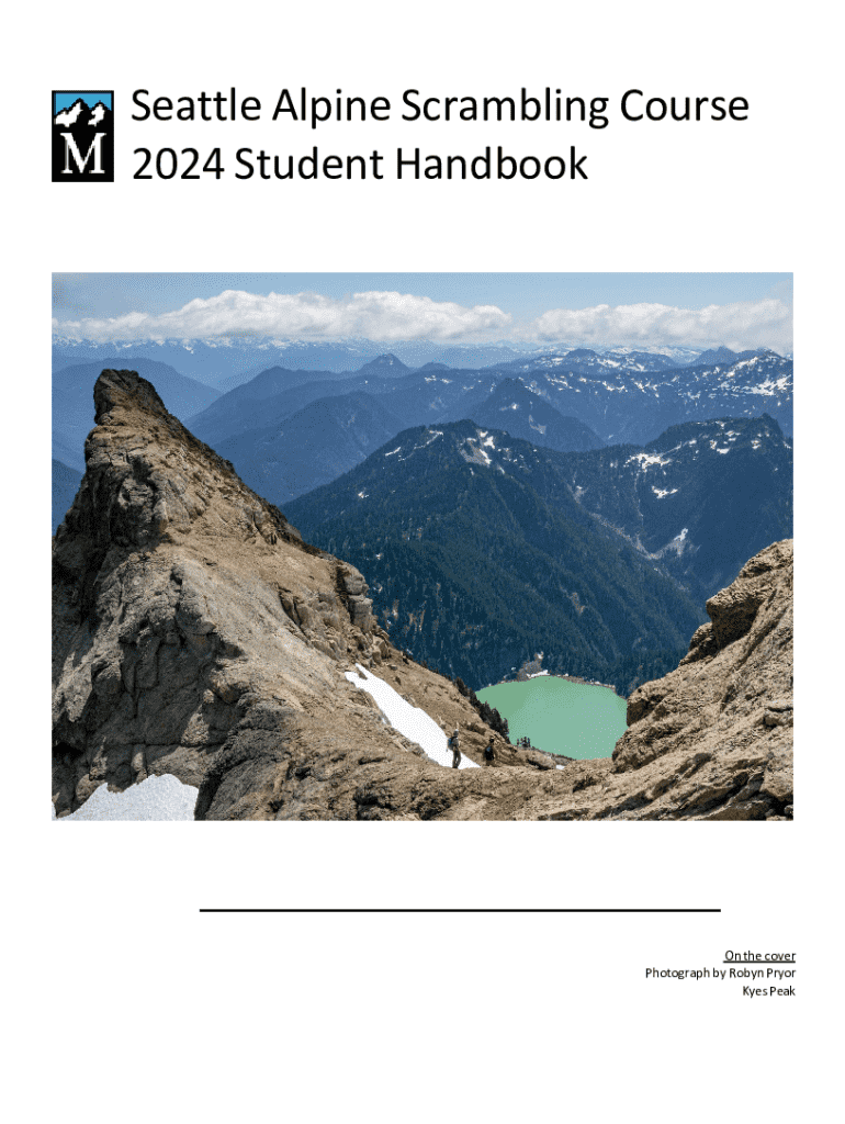 Fillable Online 2024-seattle-alpine-scramble-course-student-handbook ...