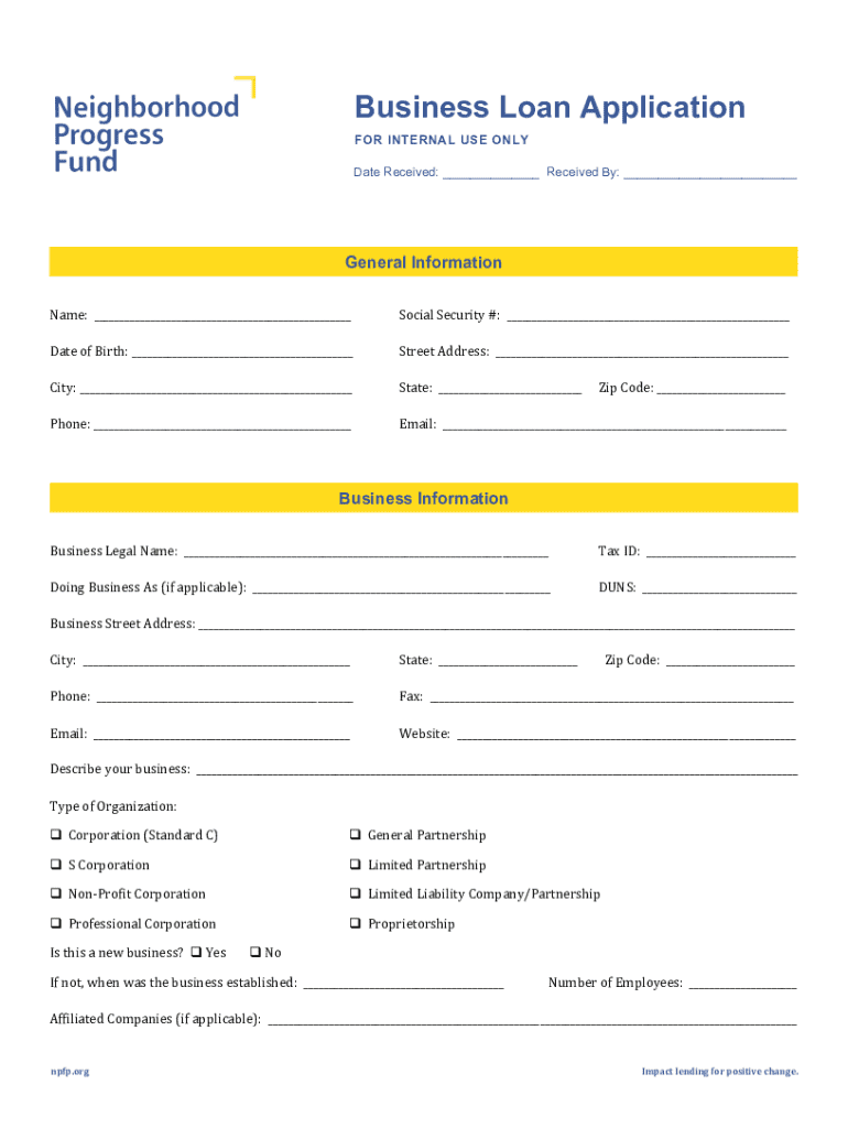 Fillable Online Free Personal Online Loan Application Forms, Templates ...