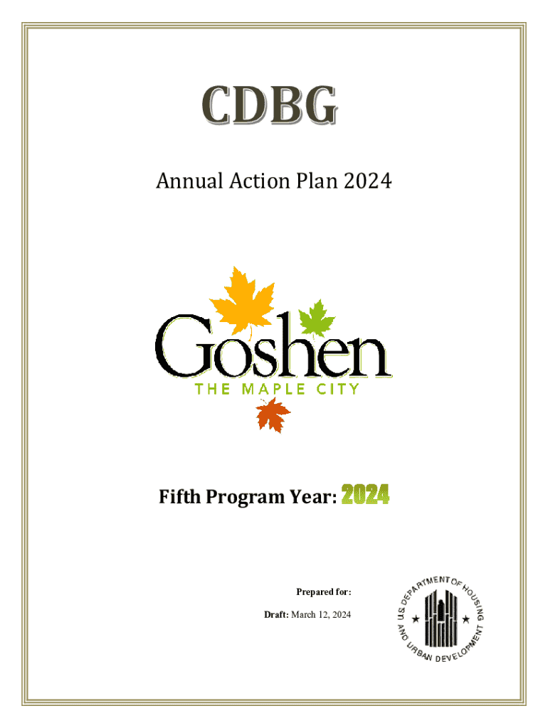 Fillable Online Proposed FY2024-2025 Annual action Plan Fax Email Print - pdfFiller