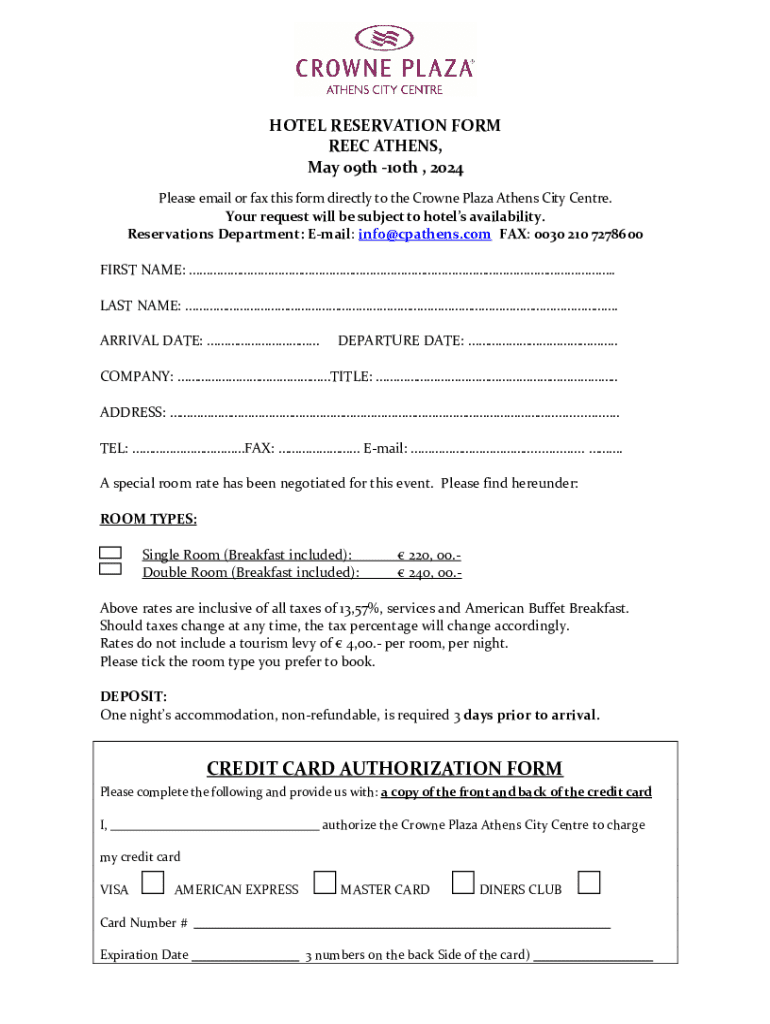 Fillable Online Boutique Hotel in AthensKing George, a Luxury ...