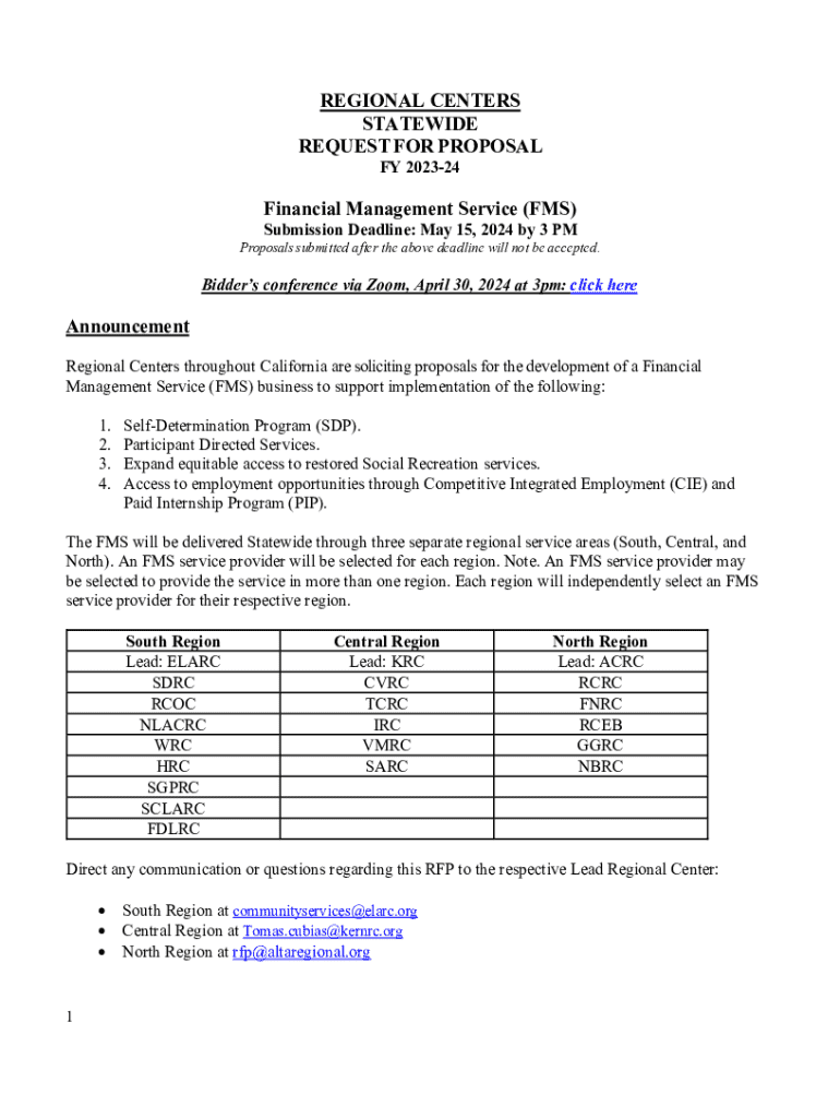 Fillable Online Active Request For Proposals Fax Email Print - pdfFiller