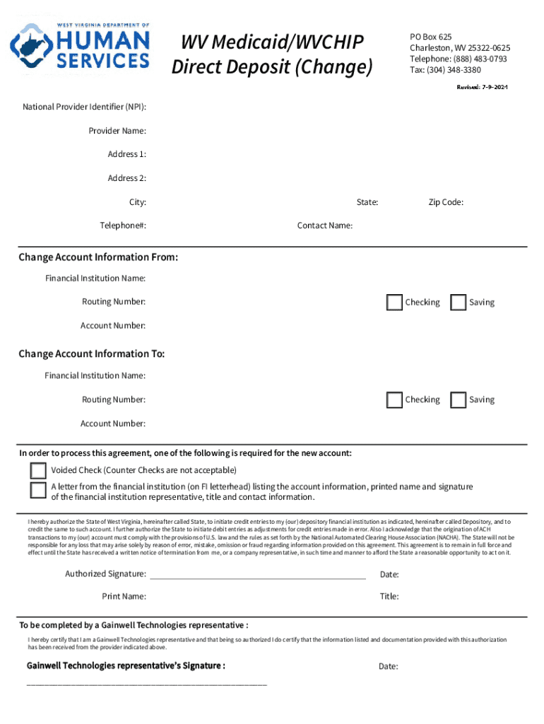 Fillable Online Form MPE-2 (Part 1) West Virginia Medicaid & WVCHIP ...