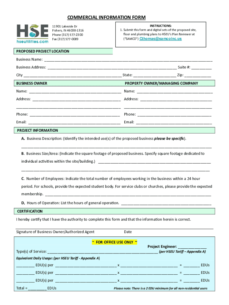 Fillable Online Commercial - Site Plan Application Fax Email Print - pdfFiller