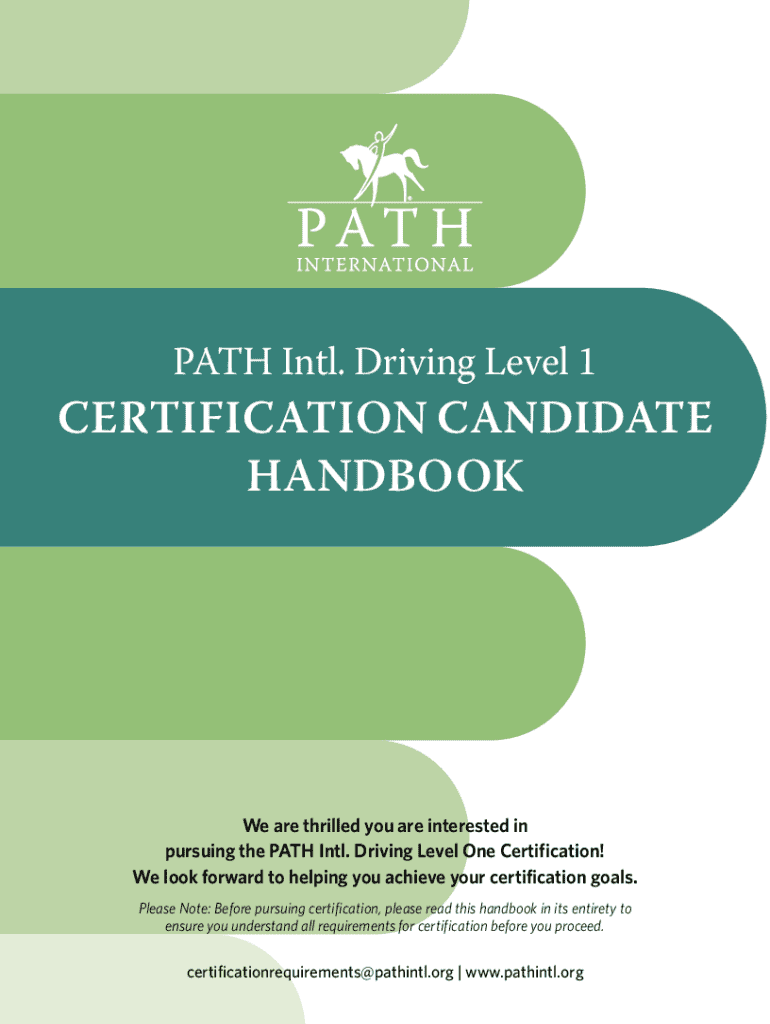 Fillable Online Therapeutic Carriage Driving Instructor Certification ...