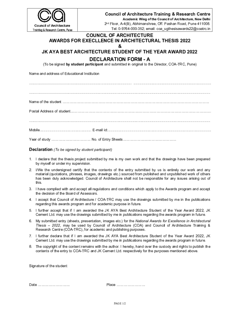 Fillable Online Declaration Forms AEAT2022 Fax Email Print - pdfFiller