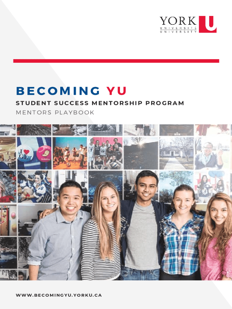 Fillable Online student success mentorship program - mentors playbook Fax Email Print - pdfFiller