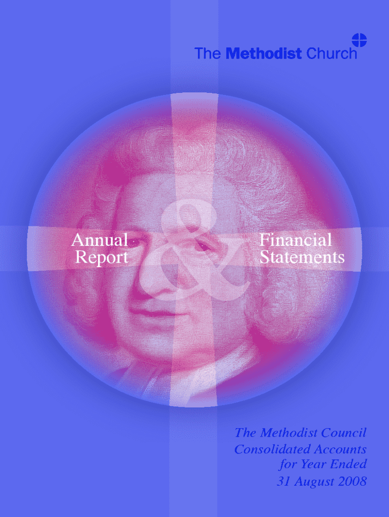 Fillable Online Annual Report Financial Statements - Methodist Church ...