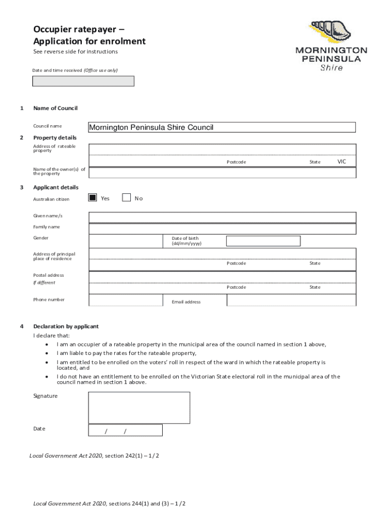 Fillable Online 2020 Election Candidate Information Request Register ...