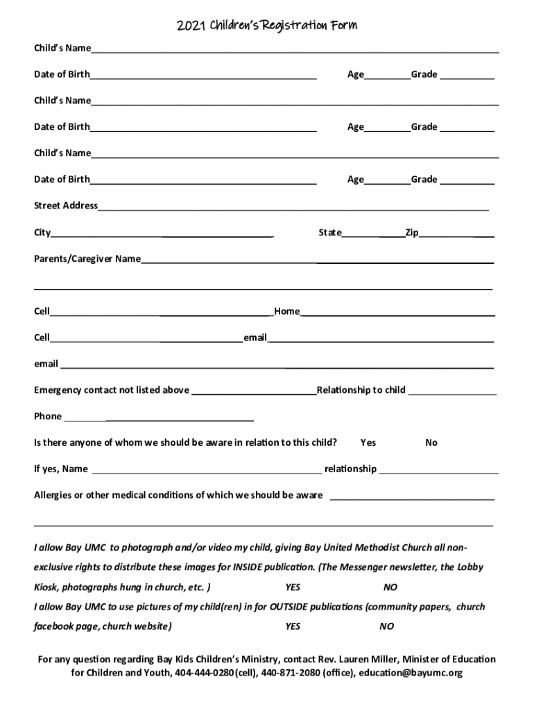 Fillable Online TO REGISTER REGISTRATION INFORMATION Fax Email Print - pdfFiller