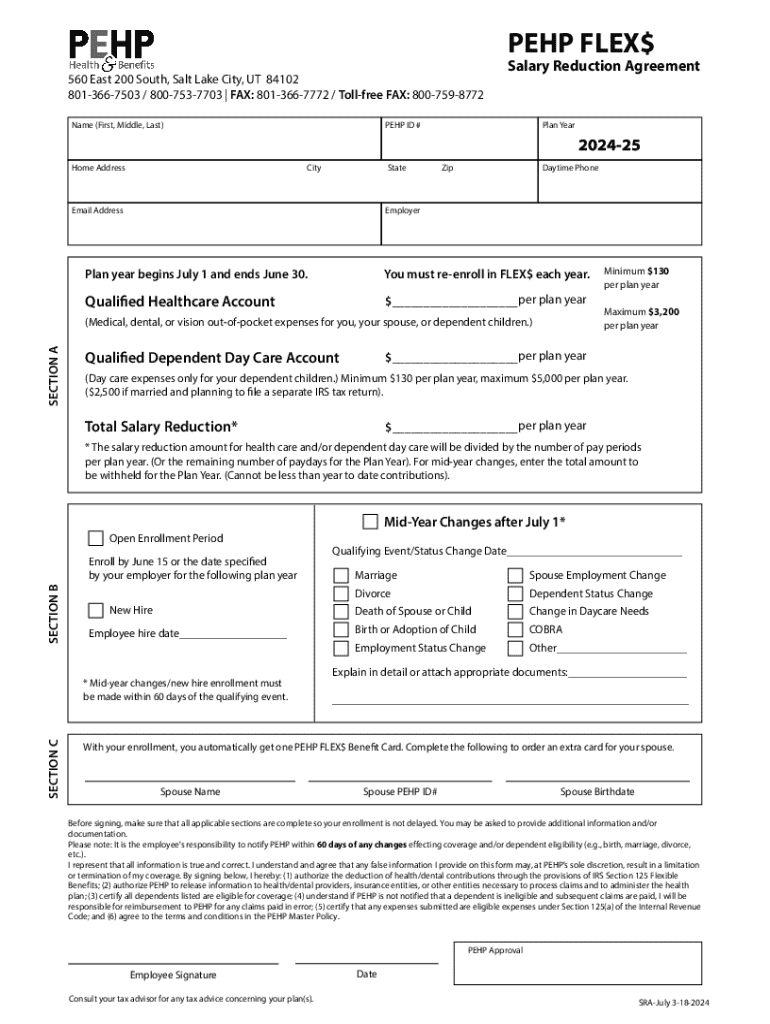 Fillable Online FLEXIBLE REIMBURSEMENT PROGRAM Fax Email Print - pdfFiller