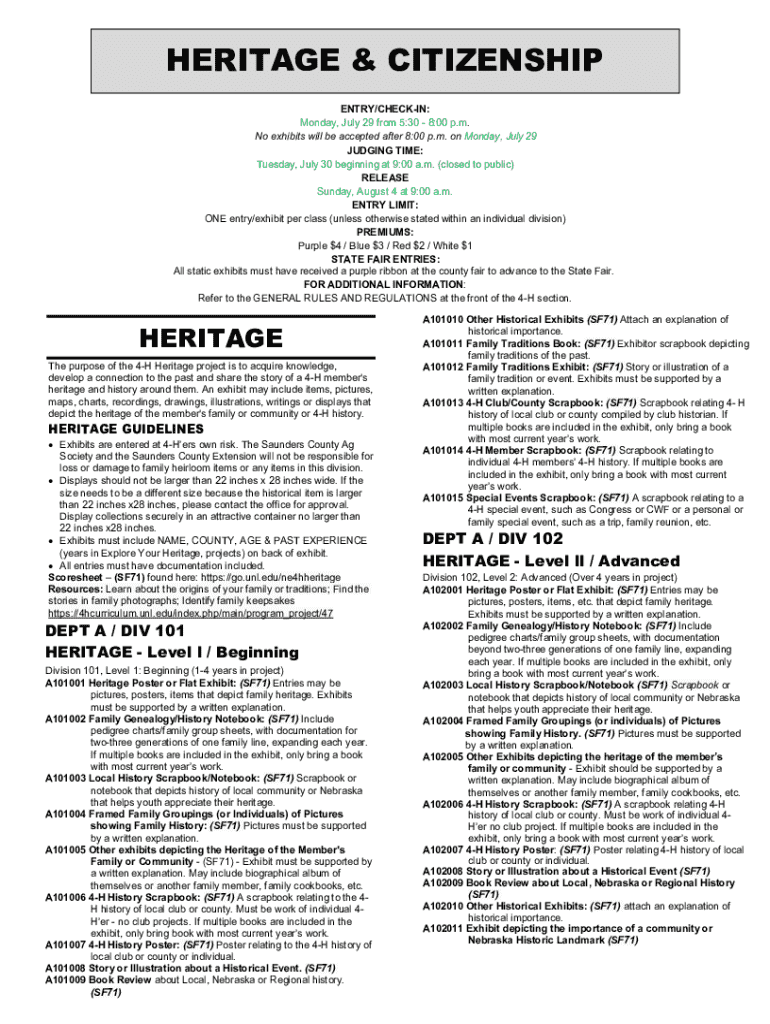 Fillable Online HERITAGE & CITIZENSHIP Fax Email Print - pdfFiller