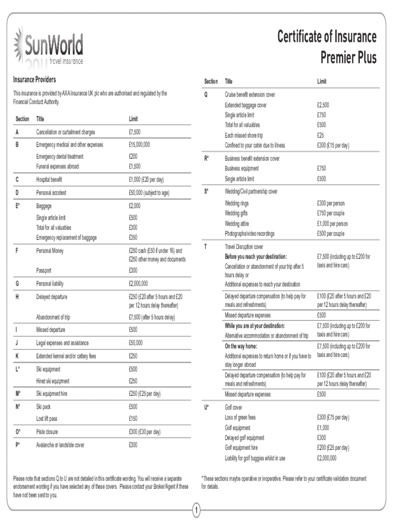 Fillable Online Certificate of Public Liability Insurance: A Full Guide ...