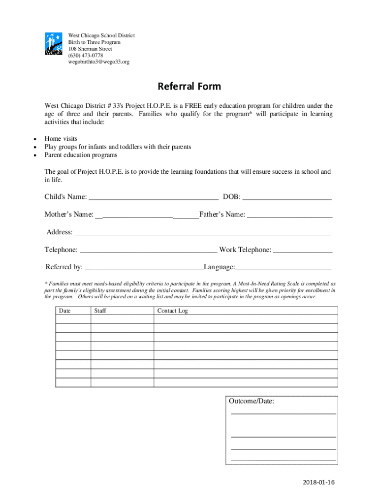Fillable Online Birth-to-Three / Forms Fax Email Print - pdfFiller