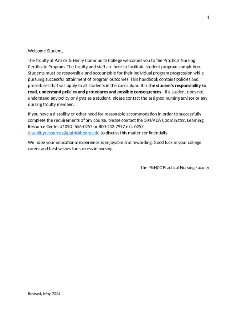 Practical Nursing Certificate - BMCC - CUNY Doc Template | pdfFiller