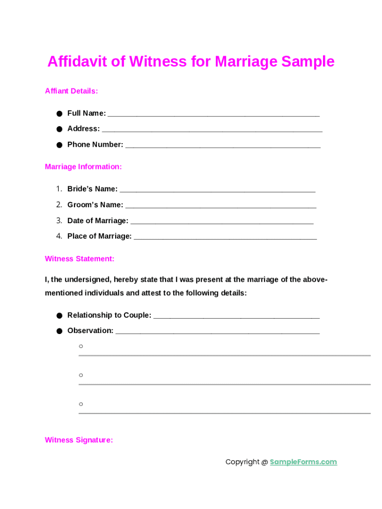 I-130 Affidavit Sample for Spouses of USCs and LPRs Doc Template ...