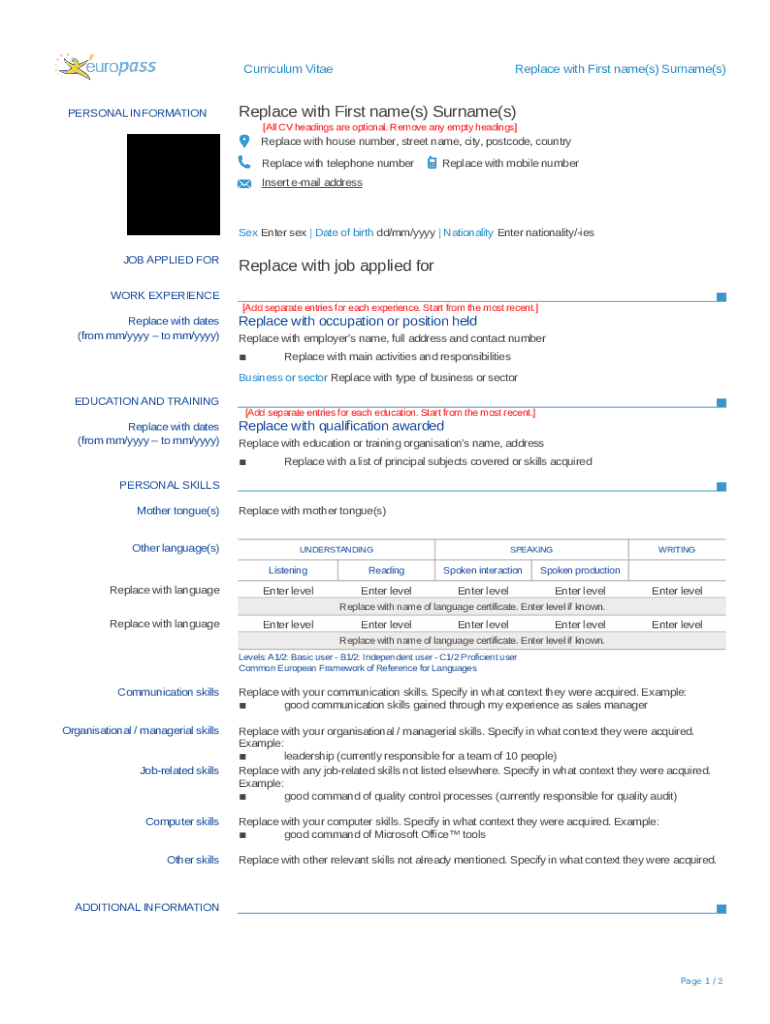Crafting a Compelling Curriculum Vitae: Tips and Guidelines Doc Template | pdfFiller