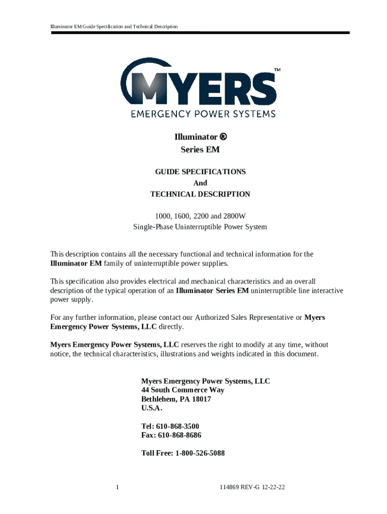 Series EM Doc Template | pdfFiller