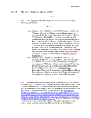 Rule 5.3 Reports for Regulatory Agencies and ISO Doc Template | pdfFiller