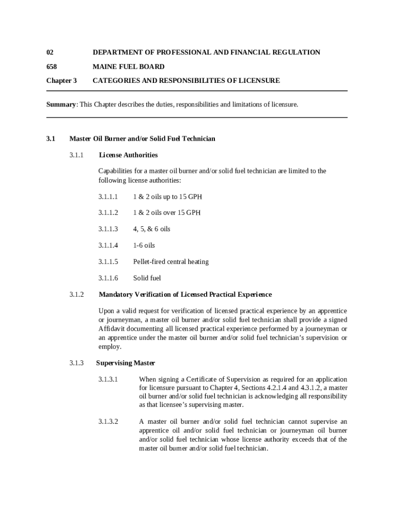 Section 658-3-3 - Apprentice Oil Burner and/or Solid Fuel ... Doc Template | pdfFiller