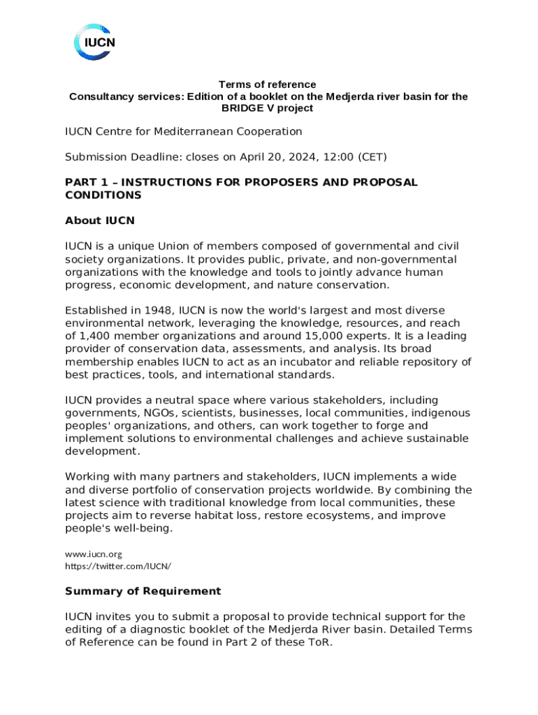 Terms of reference Consultancy services: Edition of a booklet on the ...