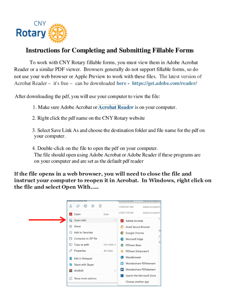 Fillable Online Instructions for Completing and Submitting Fillable Forms Fax Email Print ...