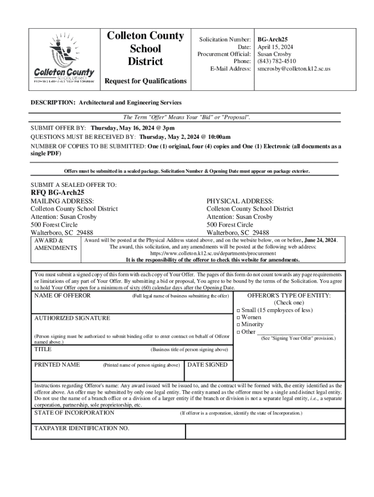 Fillable Online Statement of Intent to Award Fax Email Print - pdfFiller
