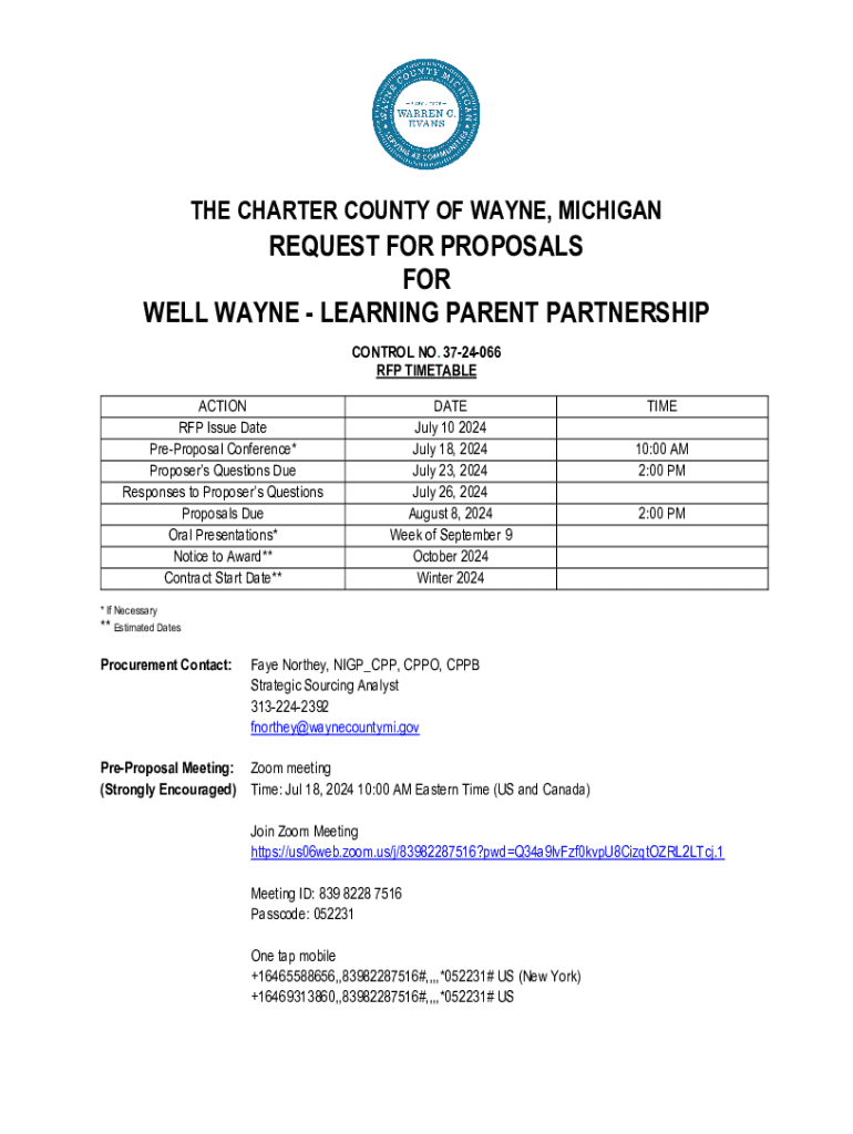 Fillable Online WELL WAYNE - LEARNING PARENT PARTNERSHIP Fax Email ...