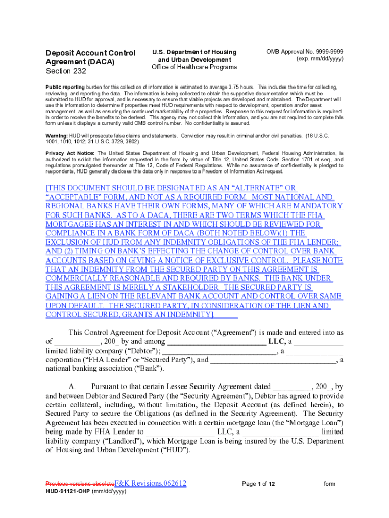 Fillable Online Deposit Account Instructions and Service Agreement ( ... Fax Email Print - pdfFiller