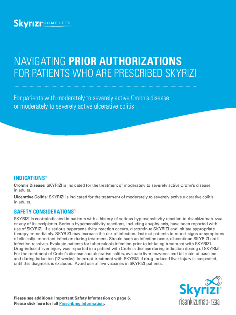 Fillable Online Skyrizi Subcutaneous Prior Authorization Policy Fax ...