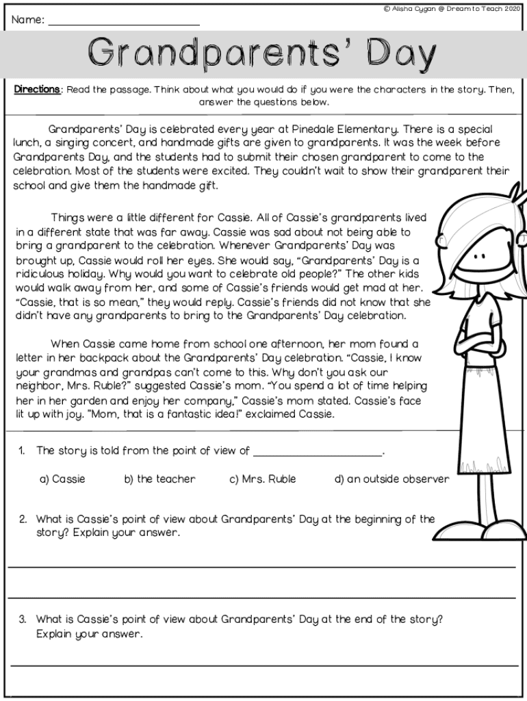 Fillable Online Celebrating Grandparents' Day: a Heartwarming Story ...