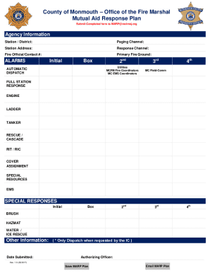 Fillable Online Marp & Spillman Fire Response Plans 2023 - Complete ...