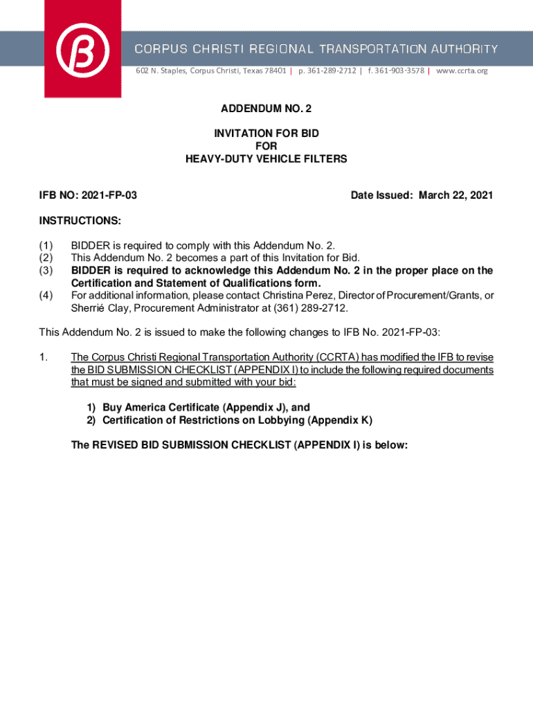 Fillable Online IFB-No.-2021-SP-03-Heavy-Duty-Vehicle-Filters.pdf Fax ...