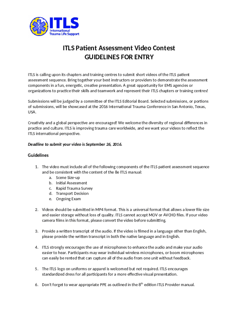 Trauma Scenario - ITLS - Head trauma in respiratory failure ... Doc ...