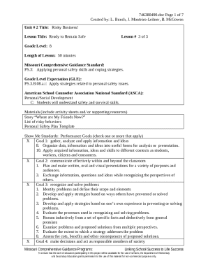 Pathways Pre-ETS Sample Lessons - ... Doc Template | pdfFiller