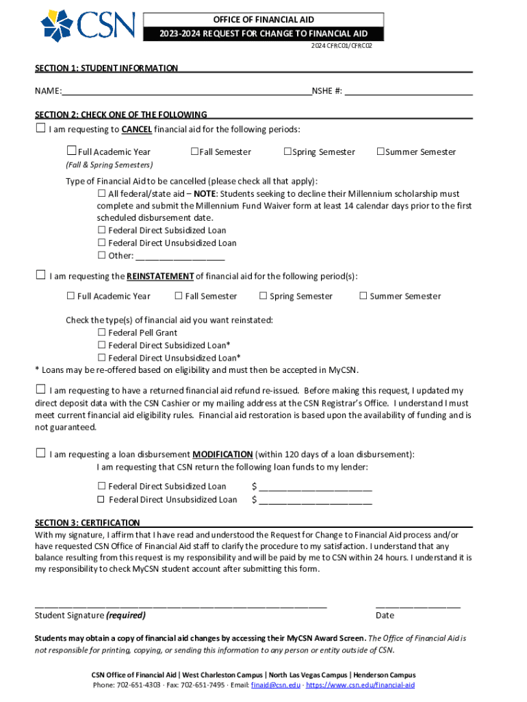 Fillable Online 2023-2024 Change Request Form. 2023-2024 Change Request ...