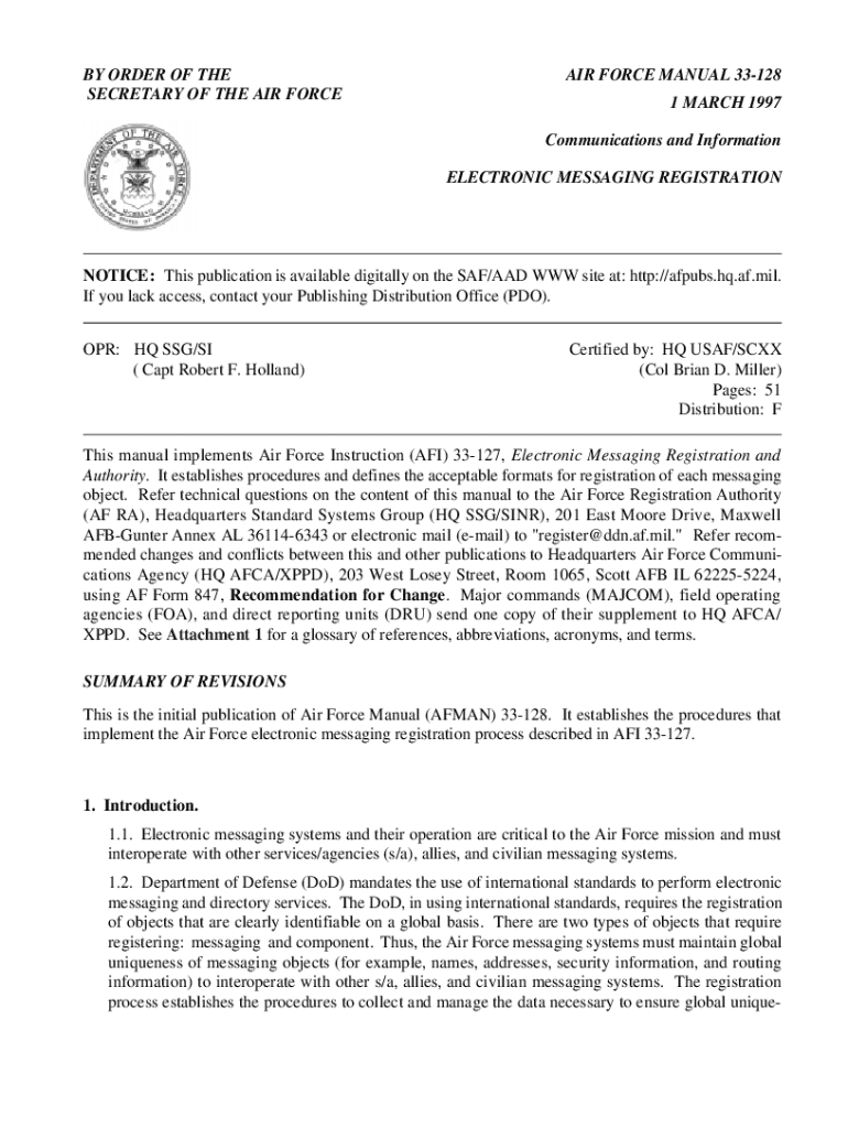 Fillable Online Template modified: 27 May 1997 14:30 BY ORDER OF THE ... - DTIC Fax Email Print ...