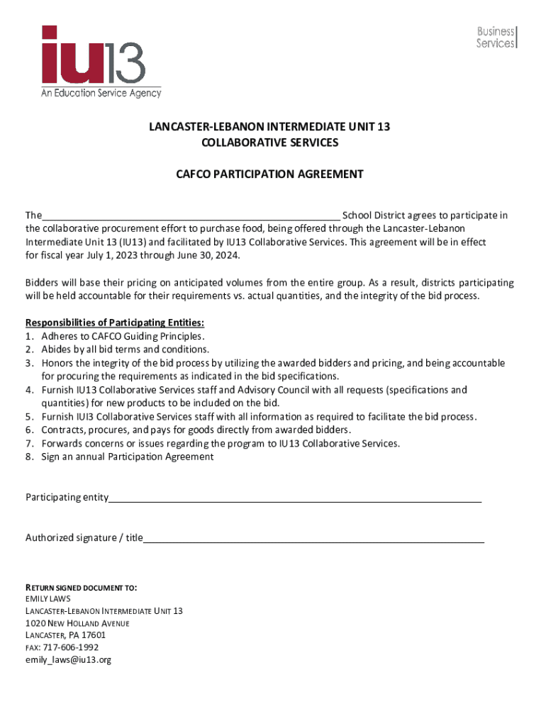 Fillable Online Fillable Online cps iu13 Lancaster-Lebanon Intermediate ...